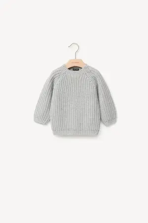 Iris Von Arnim Cashmere Sweater Mini Chris - Silver