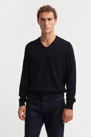 Iris Von Arnim Cashmere Sweater Theo - Navy