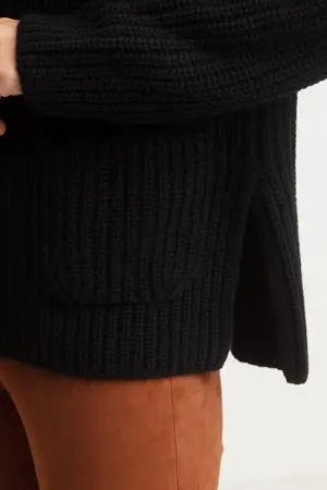 Iris Von Arnim Stonewashed Cashmere Cardigan Aurora Pocket