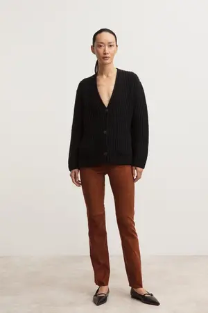 Iris Von Arnim Stonewashed Cashmere Cardigan Aurora Pocket