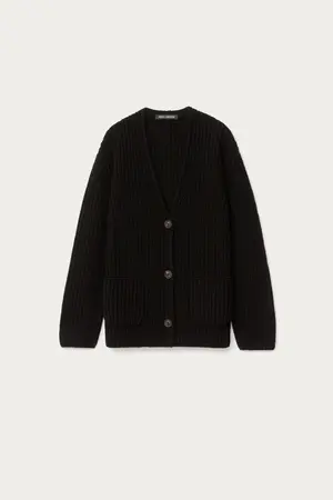 Iris Von Arnim Stonewashed Cashmere Cardigan Aurora Pocket