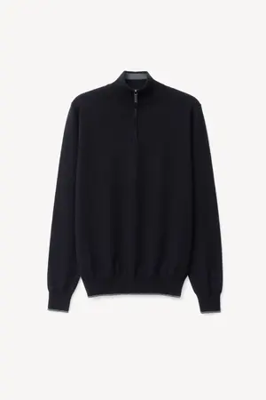 Iris Von Arnim Cashmere Sweater Harvey - Navy
