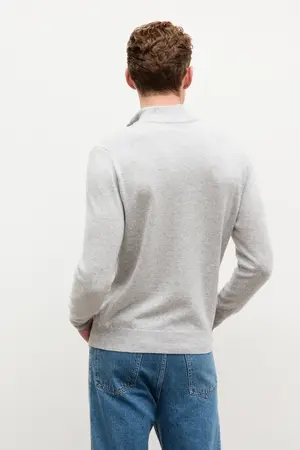 Iris Von Arnim Cashmere Sweater Harvey - Silver