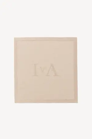 Iris Von Arnim Cashmere Plaid Babydecke - Oatmeal
