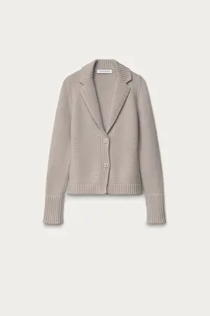 Iris Von Arnim Cashmere Cardigan - BELARITA Pebble