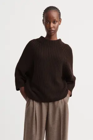 Iris Von Arnim Cashmere Sweater Fallou - Chocolate