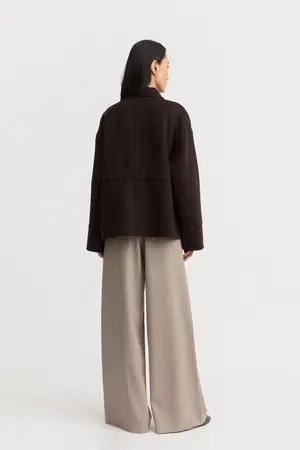 Iris Von Arnim Doubleface Jacket Danessa - Chocolate