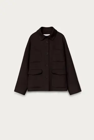 Iris Von Arnim Doubleface Jacket Danessa - Chocolate