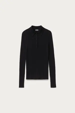 Iris Von Arnim Superfine Cashmere Sweater Lagertha - Black