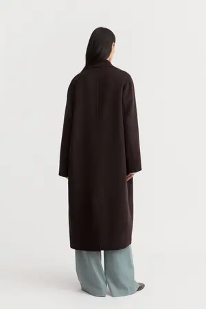 Iris Von Arnim Doubleface Coat Delara - Chocolate
