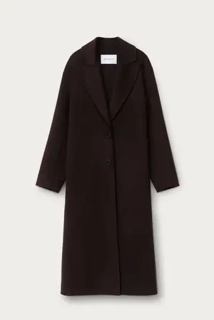 Iris Von Arnim Doubleface Coat Delara - Chocolate
