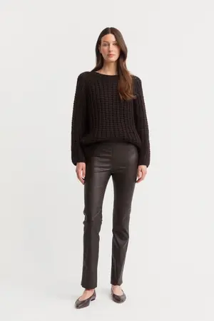 Iris Von Arnim Leather Trousers Philine Nappa