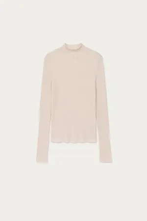 Iris Von Arnim Superfine Cashmere Sweater Leslie - Alabaster