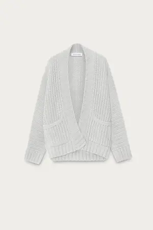 Iris Von Arnim Cashmere Cardigan Rosanna - Chalk