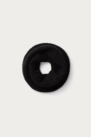 Iris Von Arnim Stonewashed Cashmere Scarf Alfreda - Black