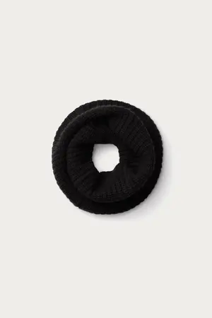 Iris Von Arnim Stonewashed Cashmere Scarf Alfreda - Black