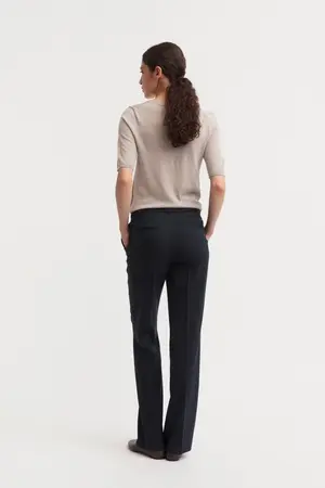 Iris Von Arnim Trousers Lumira Herringbone - Ocean
