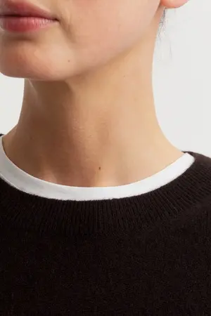 Iris Von Arnim Cashmere-silk Sweater Neris - Chocolate