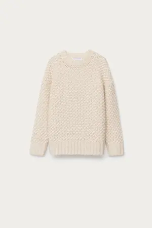 Iris Von Arnim Cashmere-silk Sweater Aurelline - Ecru