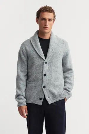 Iris Von Arnim Wool-cashmere Cardigan Callum - Arctic
