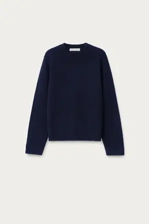 Iris Von Arnim Cashmere-Silk Sweater - FELTON Midnight