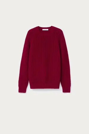 Iris Von Arnim Cashmere Sweater Chris - Ruby