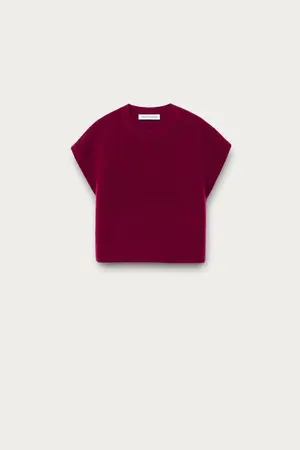 Iris Von Arnim Cashmere-silk Top Danise - Ruby