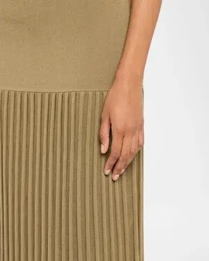Zimmermann Clash Stripe Billow Dress - Olive