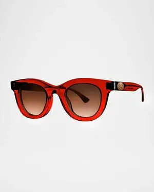 Thierry Lasry X Faena Society 47mm Cat-eye Sunglasses - Red