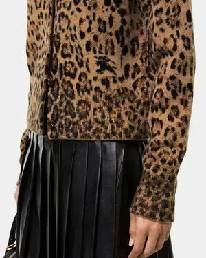Burberry Sienna Wool-cashmere Crewneck Cardigan