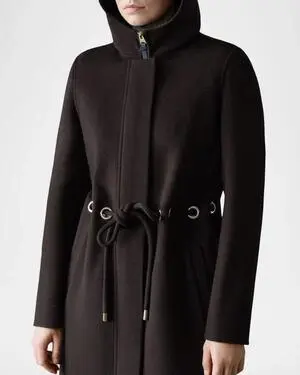 Mackage Blithe Wool Coat - Coffee