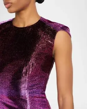 Bibhu Mohapatra Ombre Lurex Midi Sheath Dress - Multi