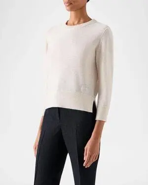 Akris Cashmere-blend Sweater - Ecru