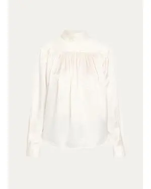 A.L.C. Danielle Silk Top - Ivory