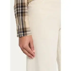 HAIKURE Clara Cropped Wide-leg Jeans