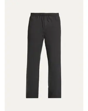 THE ROW Pascale Technical Drawstring Trousers - Black