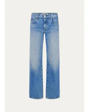 AMO Odette Straight-leg Jeans - Smudge