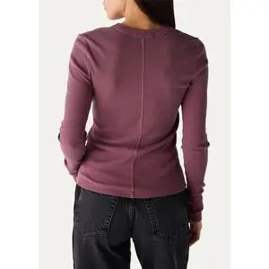 AMO Nico Ribbed Long-sleeve Top