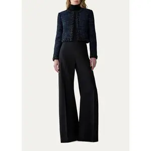 Carolina Herrera Embellished Tweed Jacket