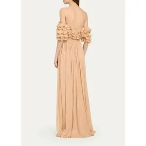 Ulla Johnson Persephone Off-the-shoulder Gown