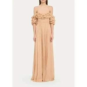 Ulla Johnson Persephone Off-the-shoulder Gown