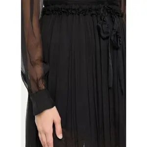 Ulla Johnson Delphina Tiered Silk Maxi Skirt