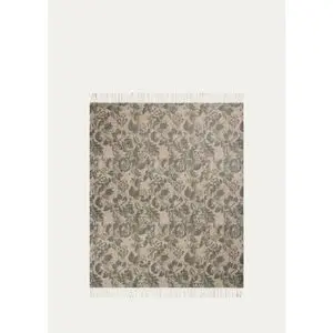 Alonpi Floral Cashmere Throw