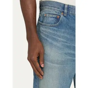 Saint Laurent Medium-wash Denim Straight-leg Jeans