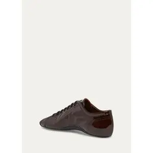 Dries Van Noten Patent Leather Low-top Sneakers