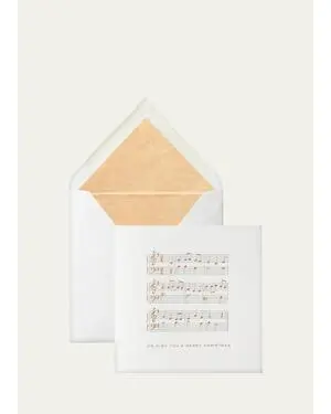 Smythson We Wish You A Merry Christmas Greeting Cards, Box Of 10 - Multicolor