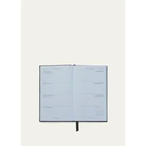 Smythson 2027 Panama Leather Weekly Agenda With Pocket - Green