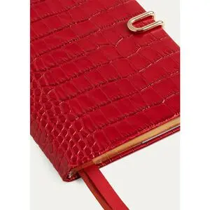 Smythson Soho 2027 Weekly Journal In Mara Croc-embossed Leather With Slide