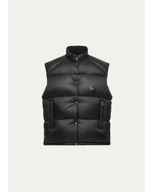 Moncler Tibb Reversible Down Vest - Black