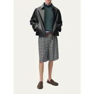 Loewe Nappa Leather Zip-up Jacket